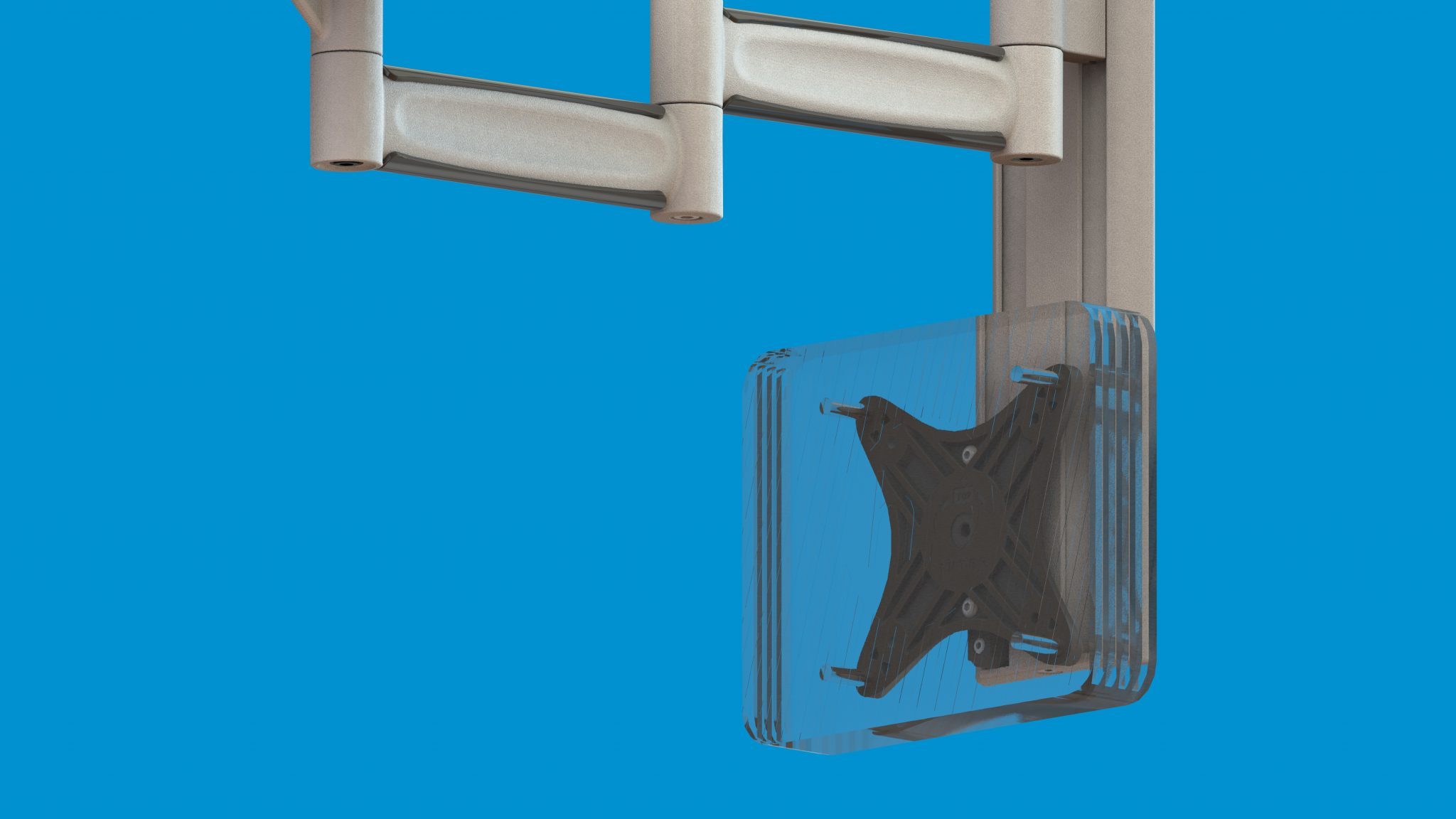 Thin Client Mount - Integ ergonomic monitor stands and mounts