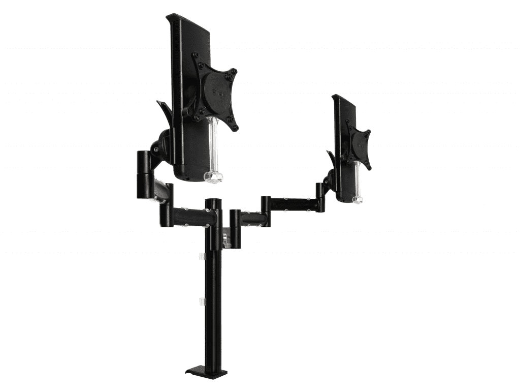 Apollo4 Bladerunner Dual Monitor Mount - Integ ergonomic monitor stands ...